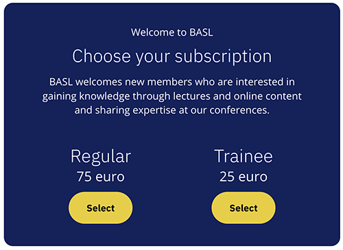 Read the roadmap before registering I BASL